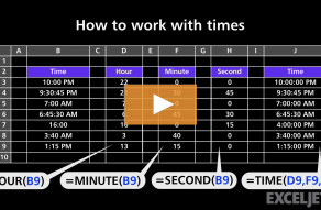 Excel TIME function | Exceljet